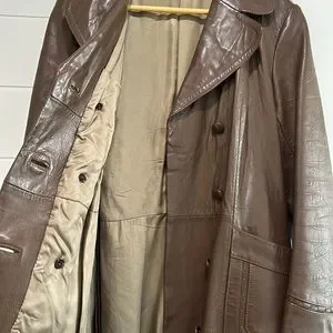 Julian Vard | Jackets & Coats | Vintage Julian Vard Full Length Leather ...